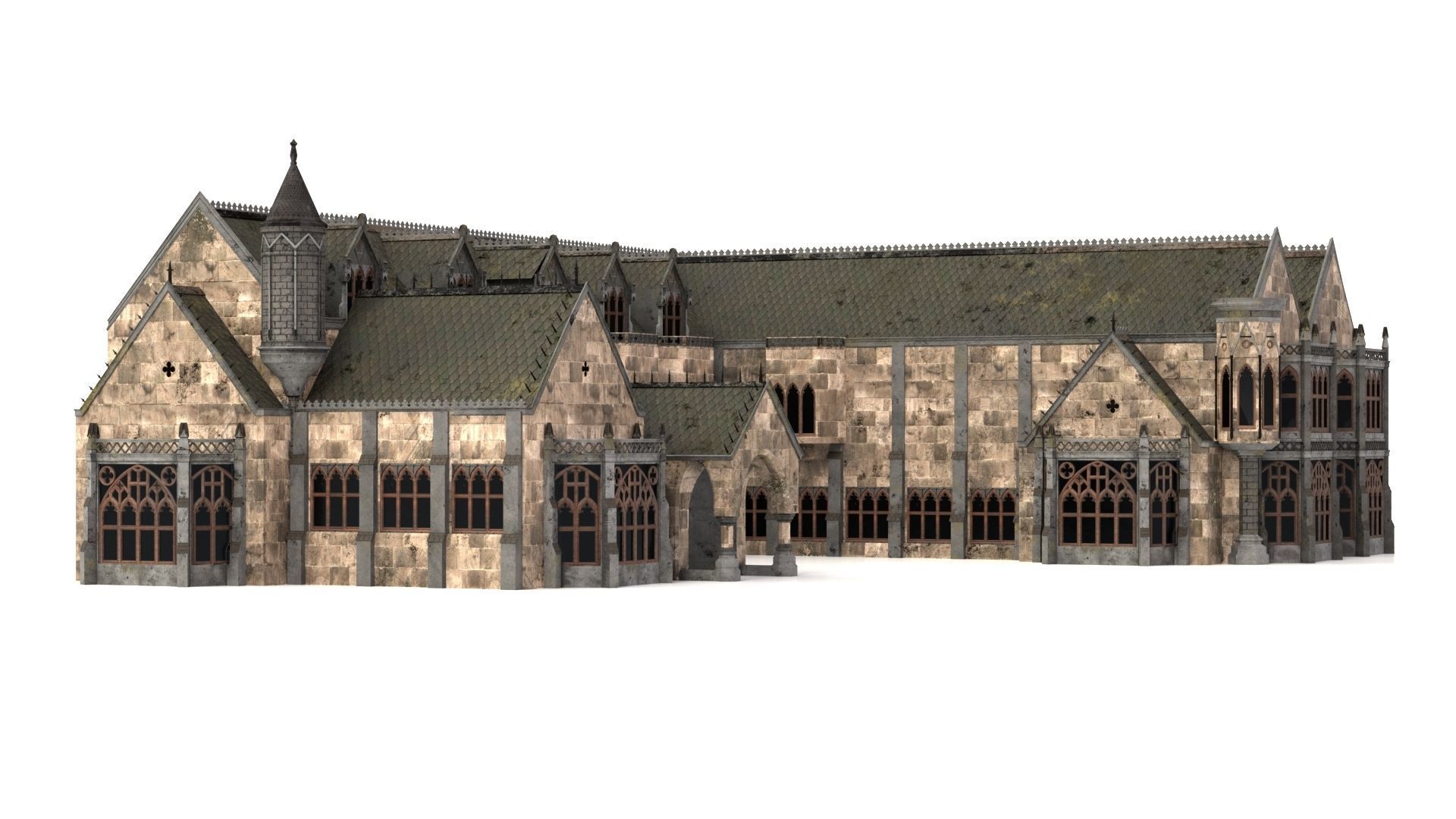 3D model Bloodborne style Victoran Building VR / AR / low-poly | CGTrader