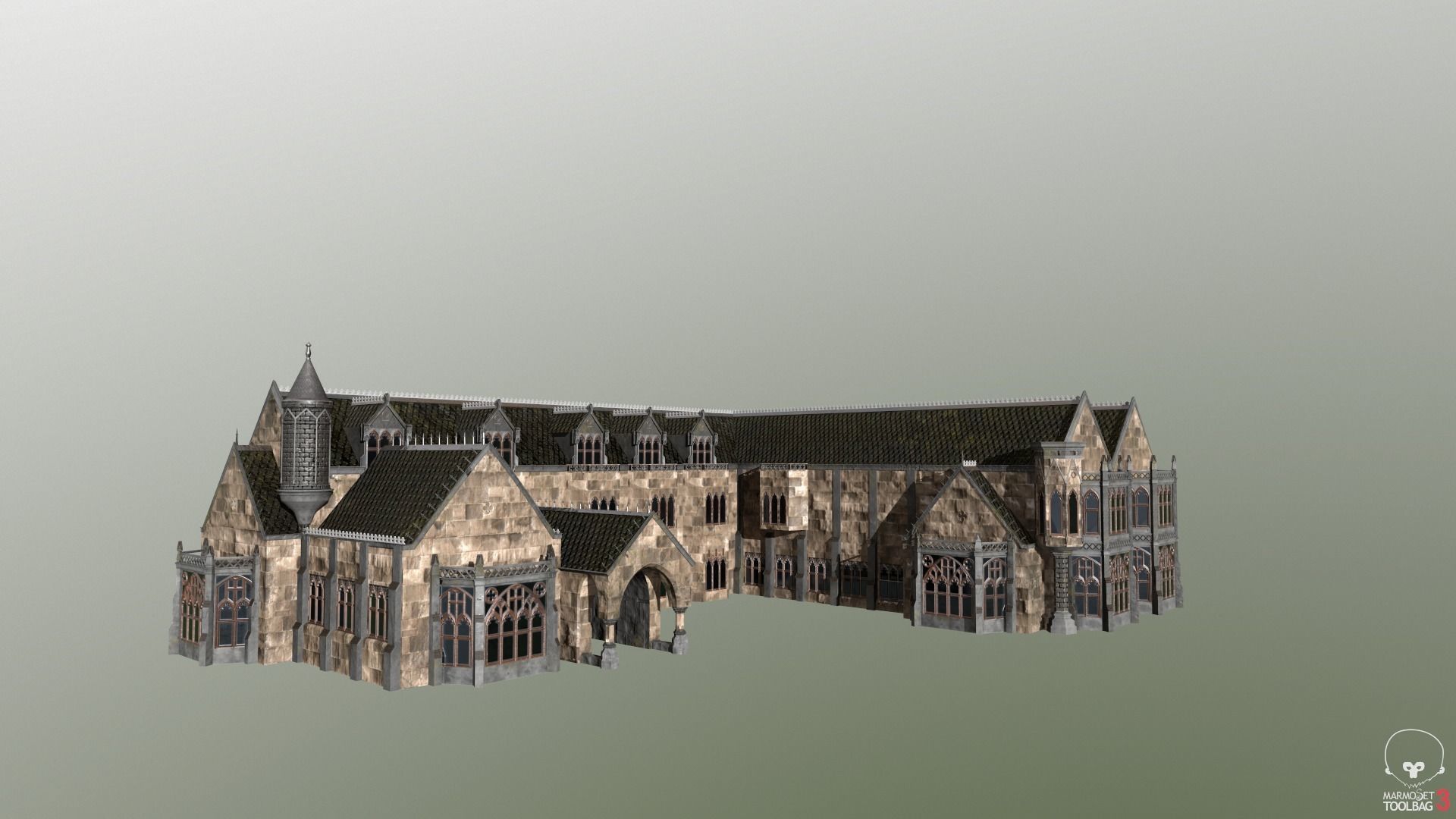 3D model Bloodborne style Victoran Building VR / AR / low-poly | CGTrader