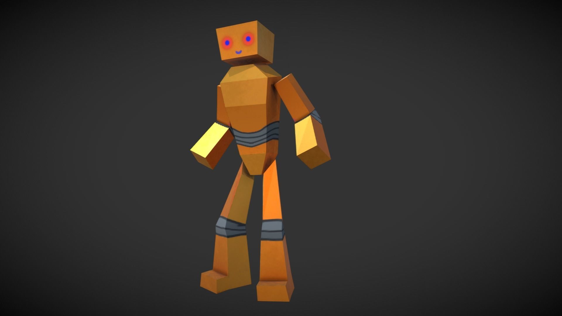 Bob - The Robot free VR / AR / low-poly 3D model animated rigged | CGTrader
