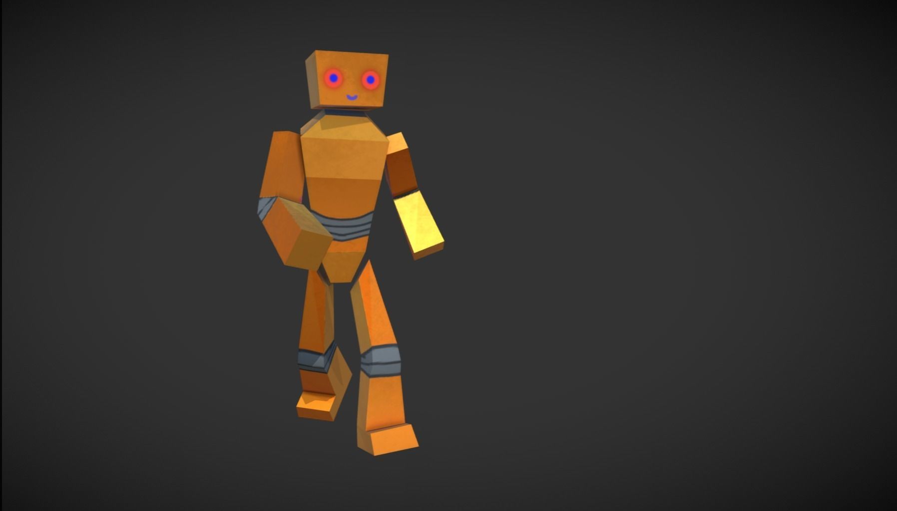 Bob - The Robot free VR / AR / low-poly 3D model animated rigged | CGTrader