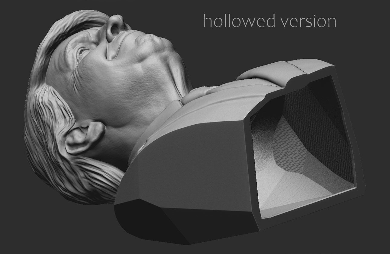 Donald Trump Bust 3D model 3D printable | CGTrader