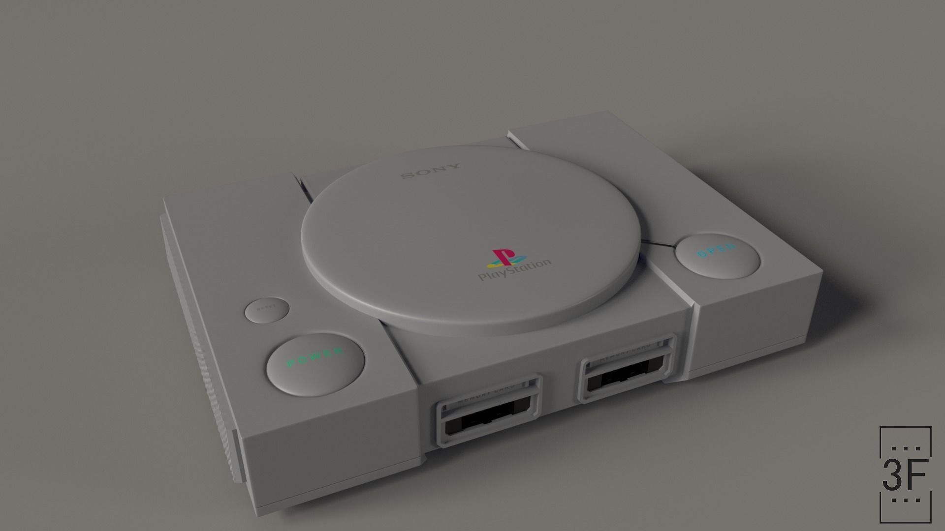 Play station props model 3D model | CGTrader