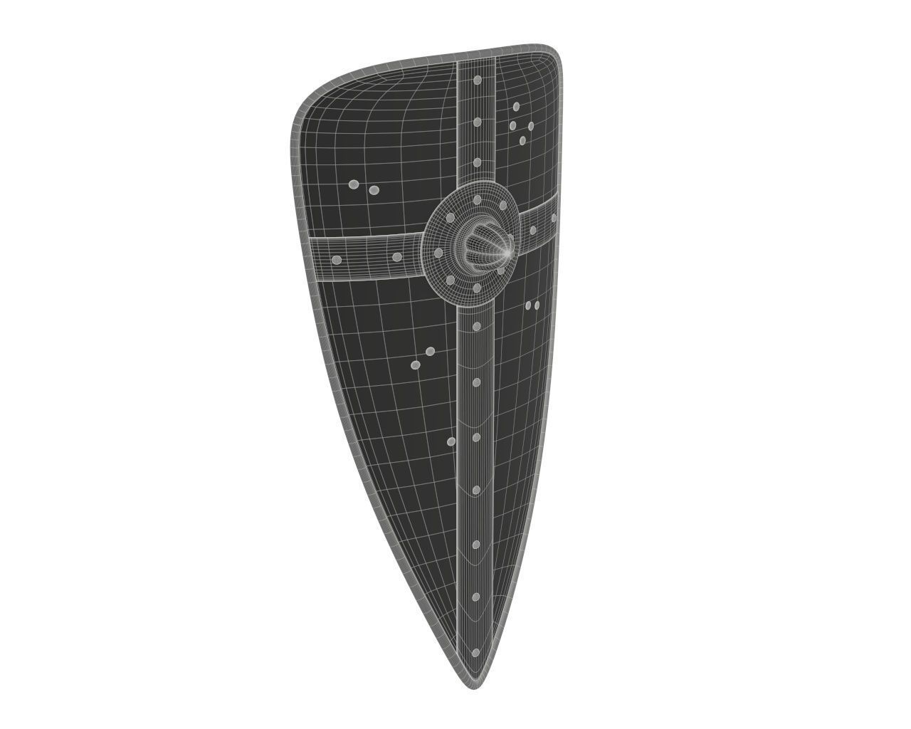 Norman Long Shield 3D model | CGTrader