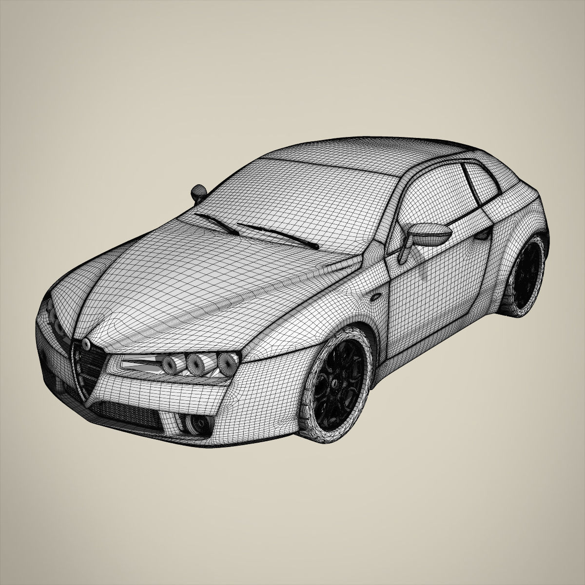 Sport car 3D model | CGTrader