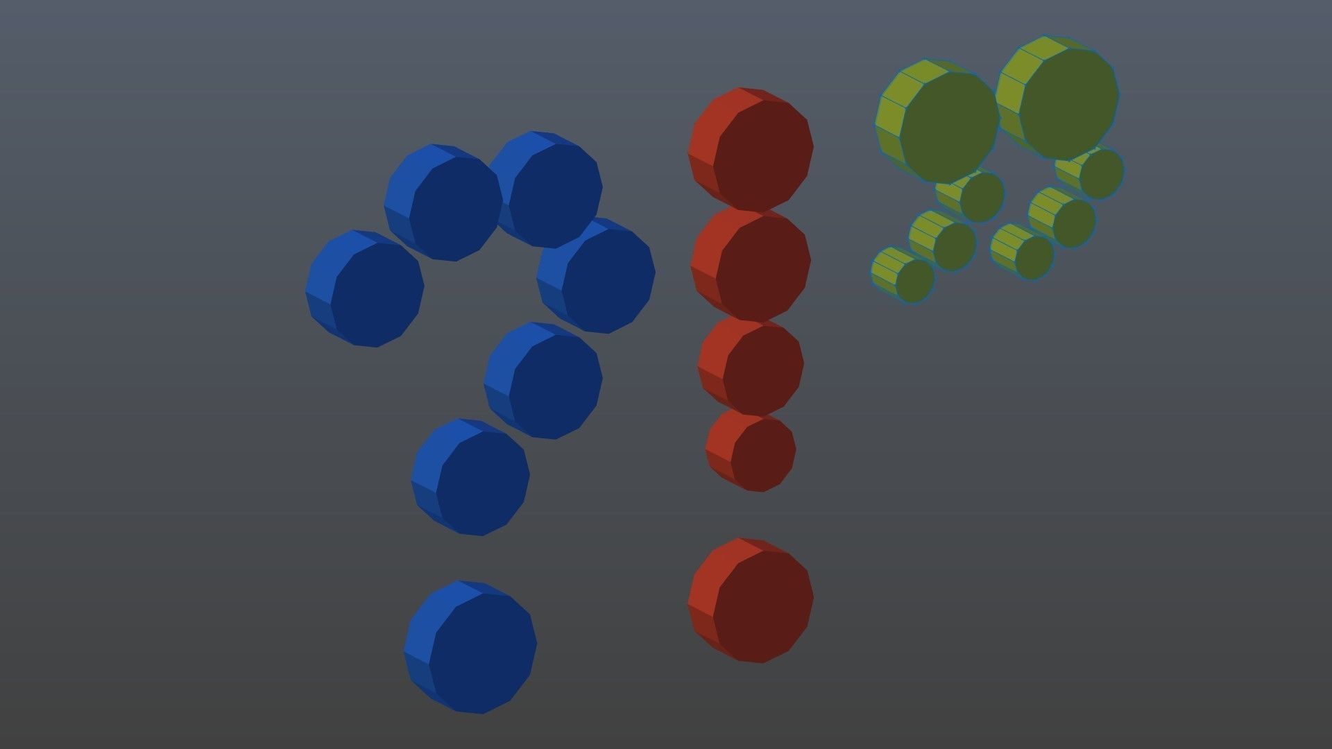 3D model Low poly punctuation marks 5 VR / AR / low-poly | CGTrader