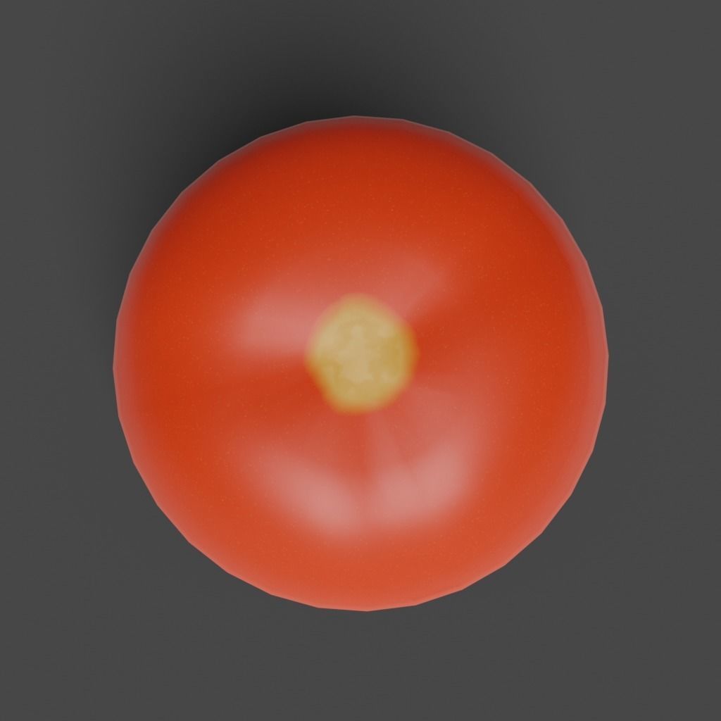 3D model Low Poly Tomato photorealistic 3d model scene VR / AR / low ...