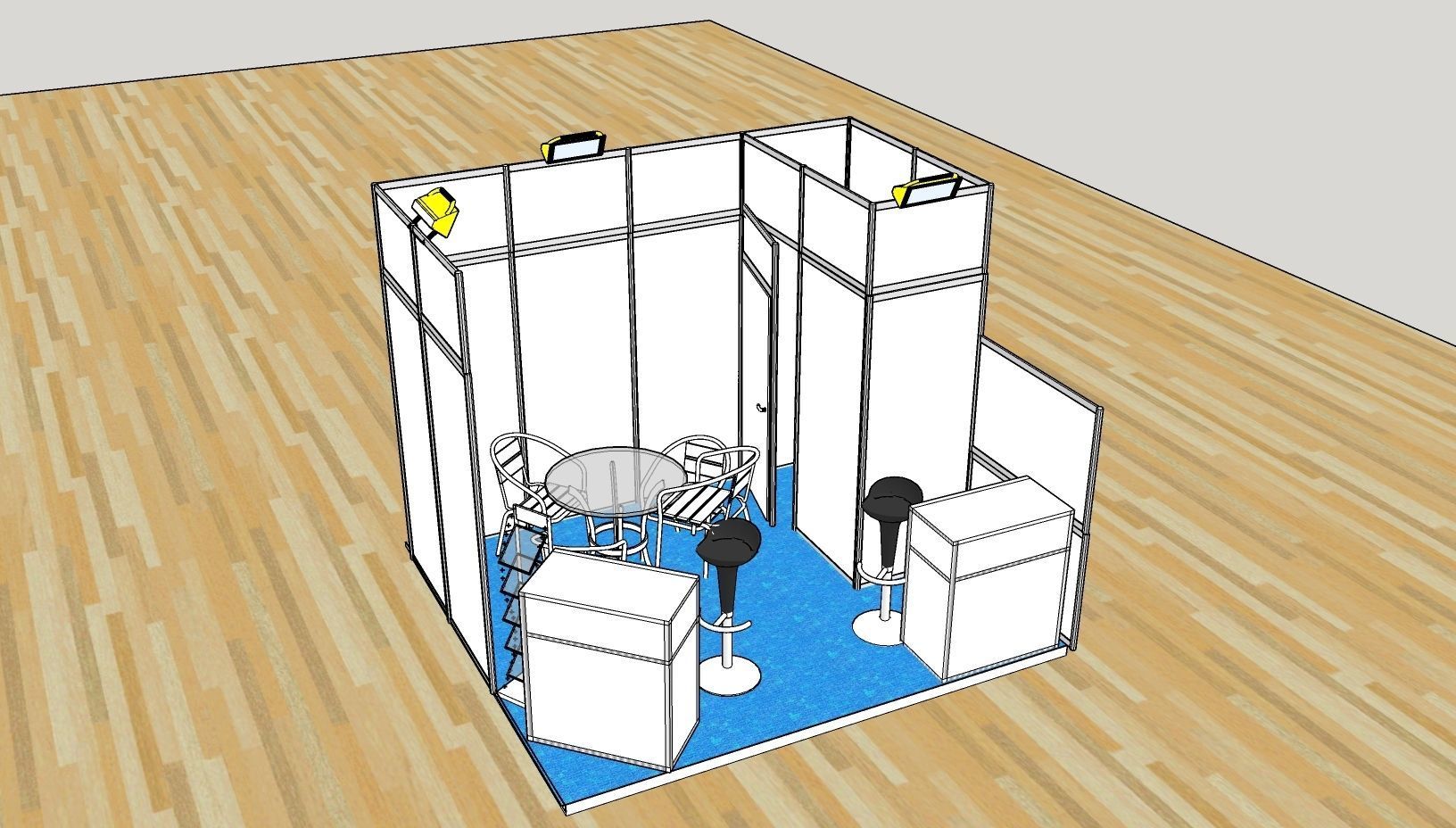 3D model Octanorm booth | CGTrader