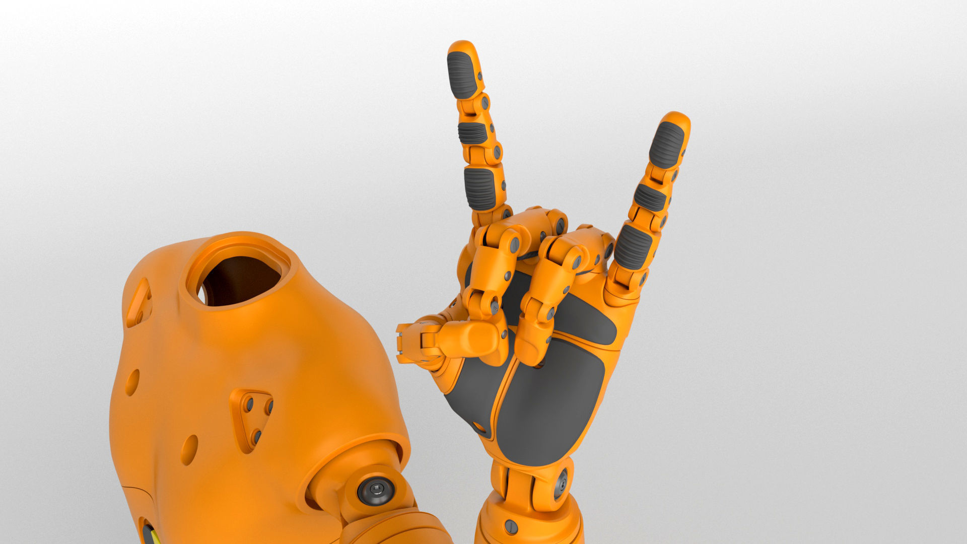 Crash Test Dummy Robot Android mechanical hand 3D model | CGTrader