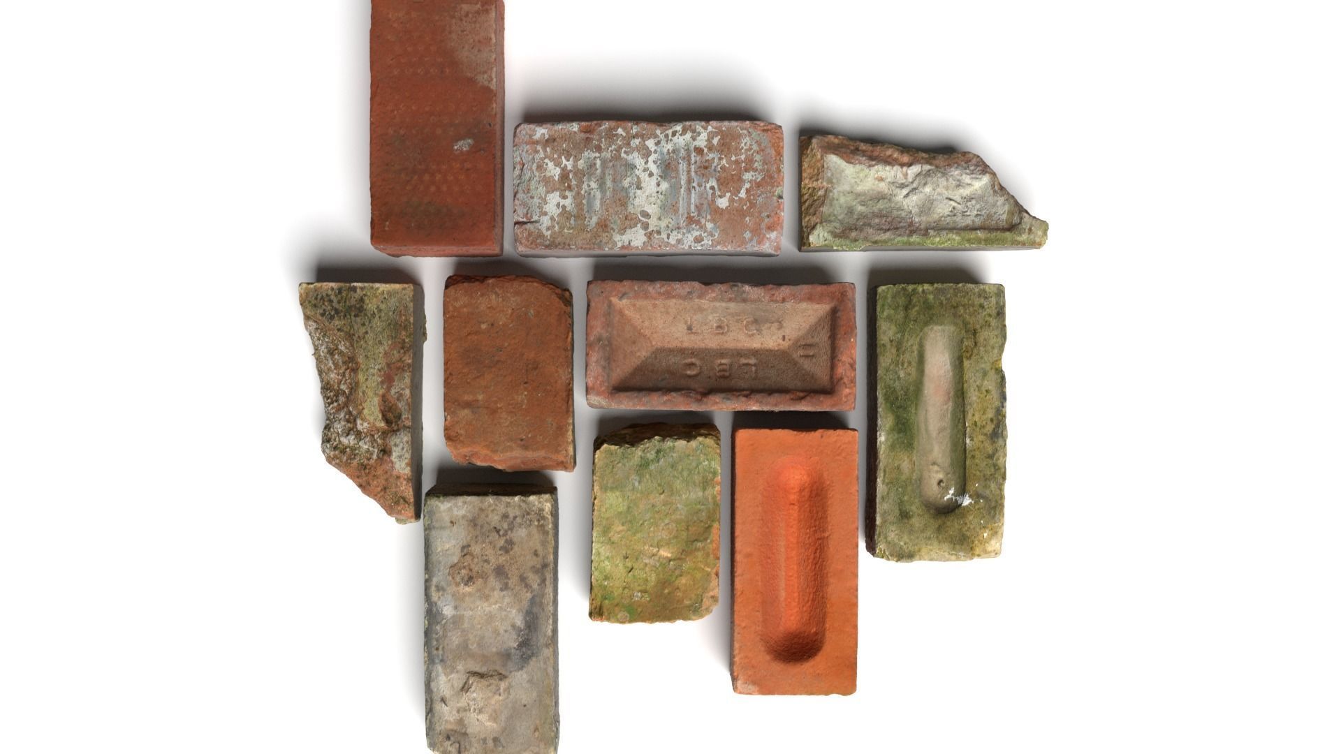 Ultra Realistic Old Brick Scan Pack 8k HD 3D model | CGTrader