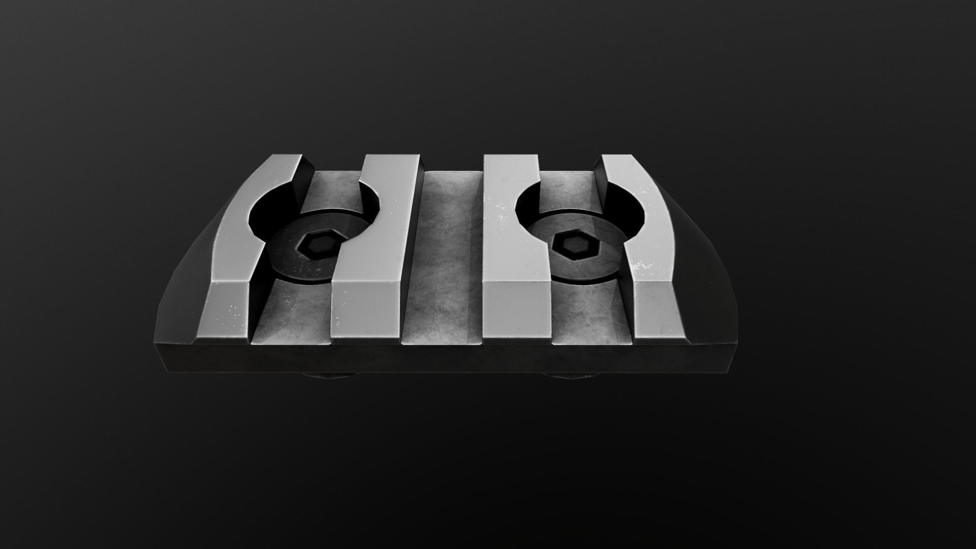 MLOK 1913 Picatinny Rail Sections free VR / AR / low-poly 3D model | CGTrader