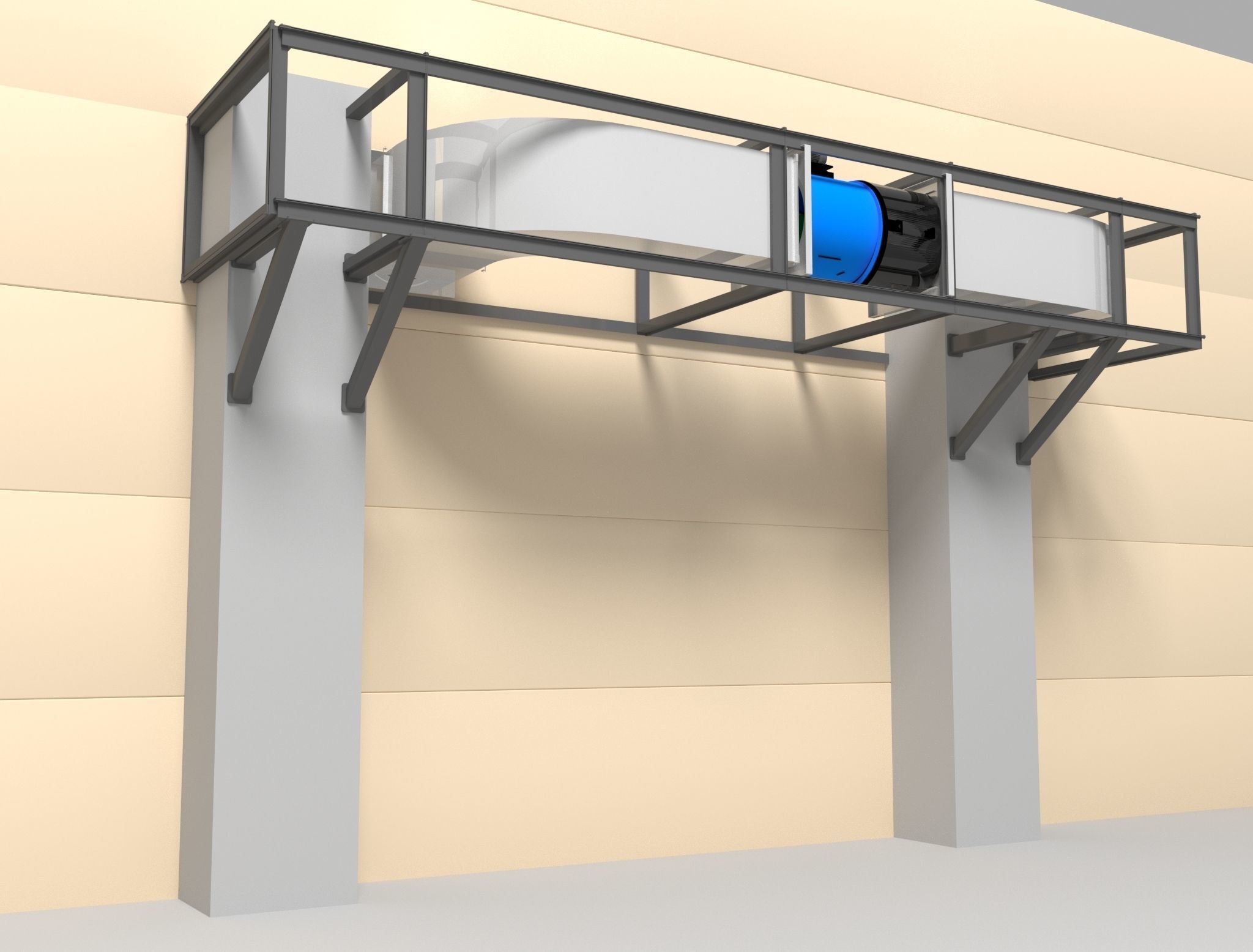 Ventilation box 3D model | CGTrader