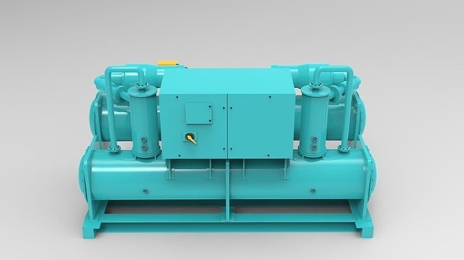 Water Cooled Chillers Model 3D model | CGTrader