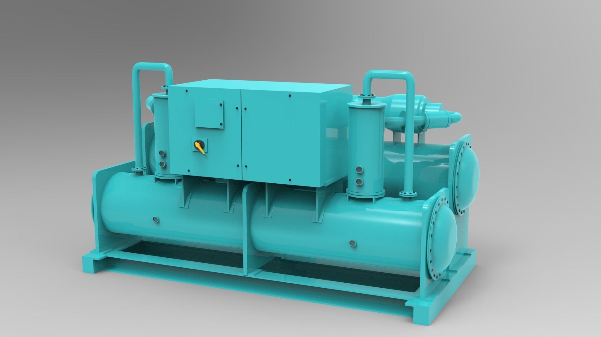 Water Cooled Chillers Model 3D model | CGTrader