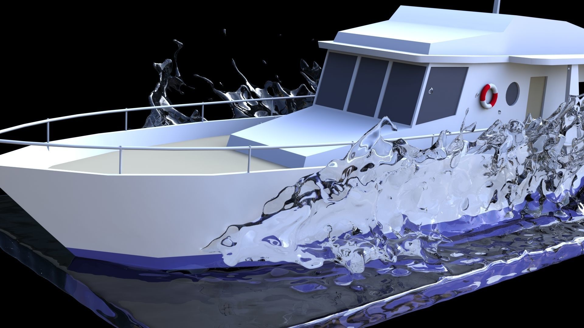 Puddle splash 3D model | CGTrader