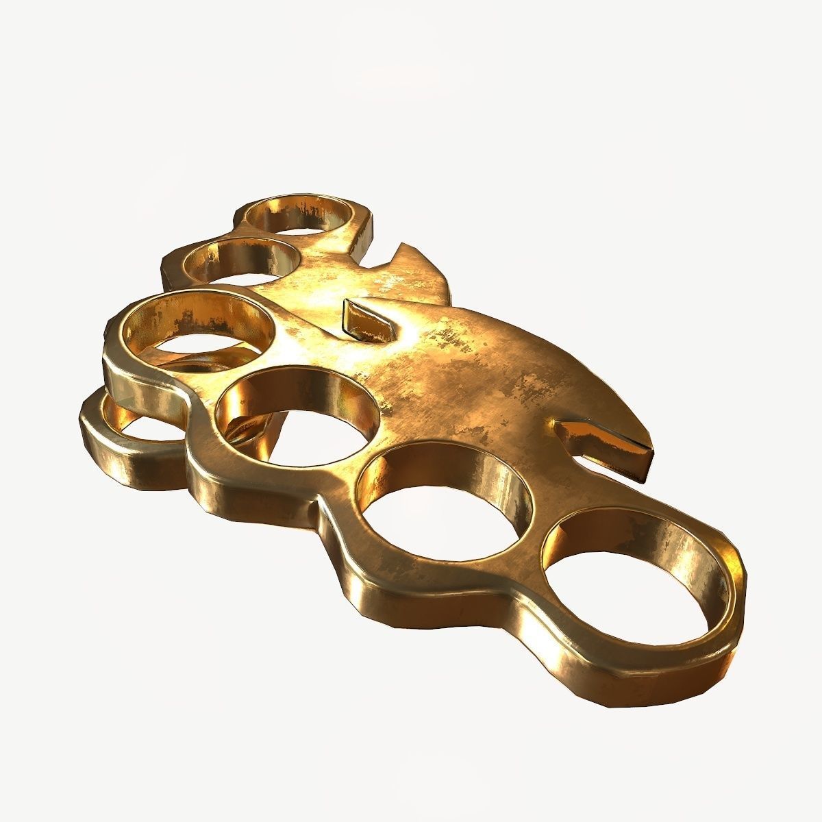 3D model Brass Knuckle Gold | CGTrader