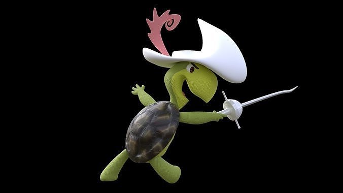 Touche Turtle 3D model | CGTrader