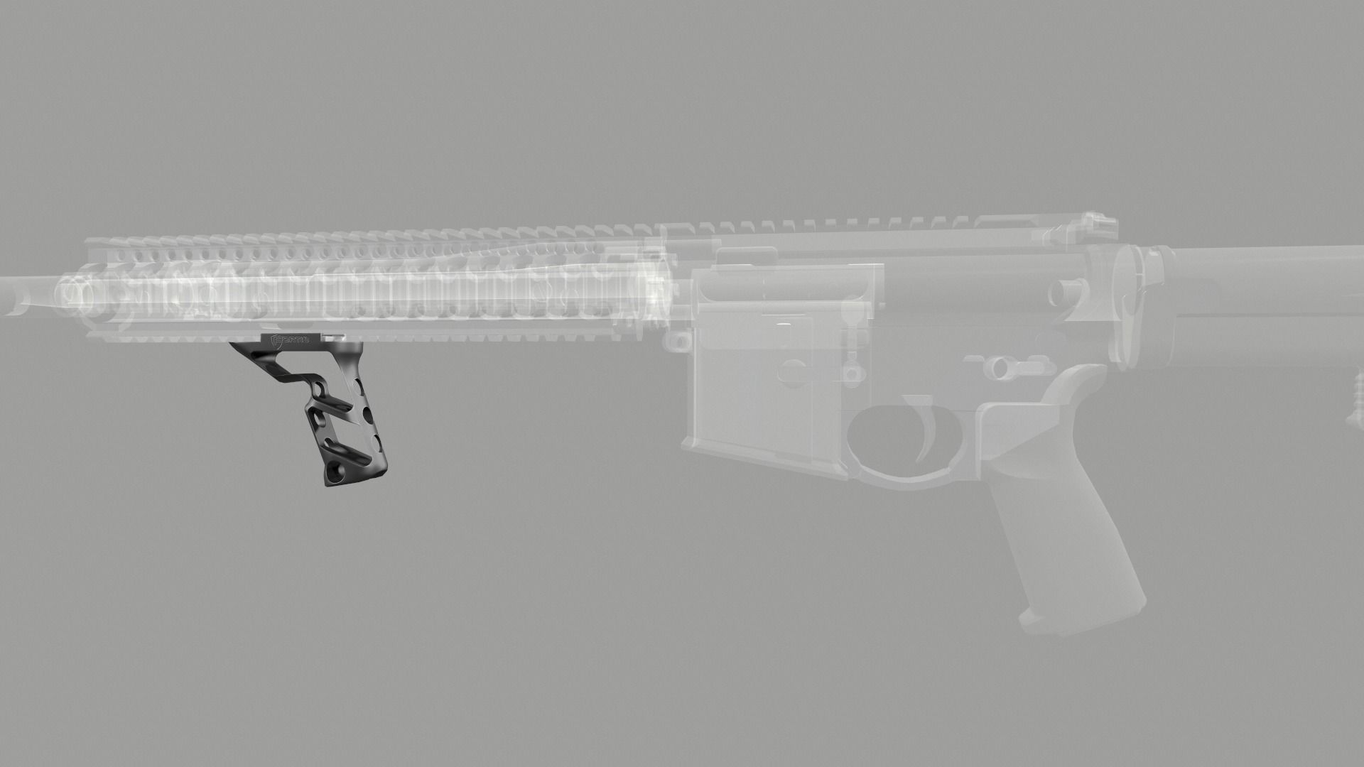 3D model Fortis SHIFT Vertical Grip VR / AR / low-poly | CGTrader