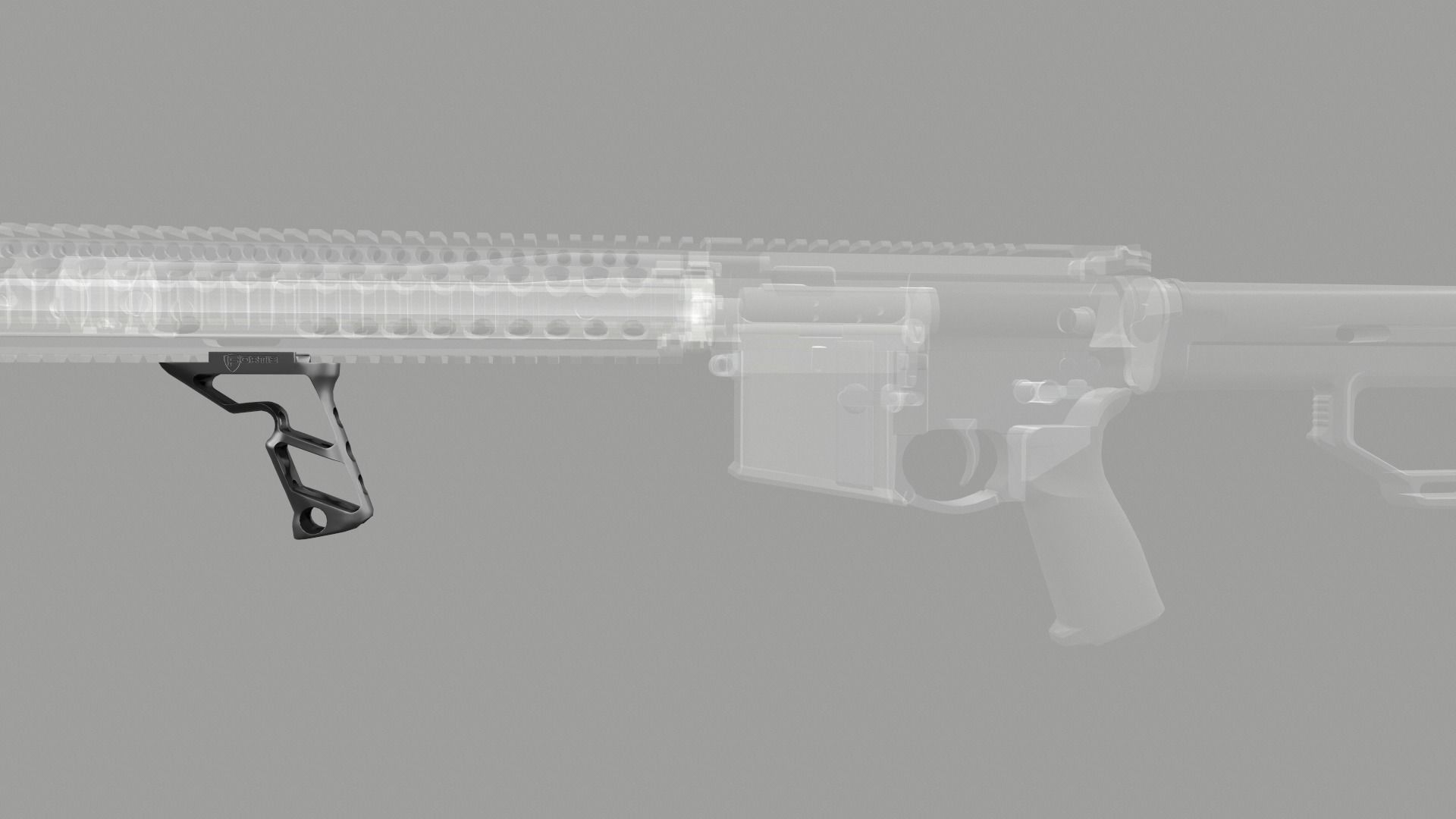 3D model Fortis SHIFT Vertical Grip VR / AR / low-poly | CGTrader