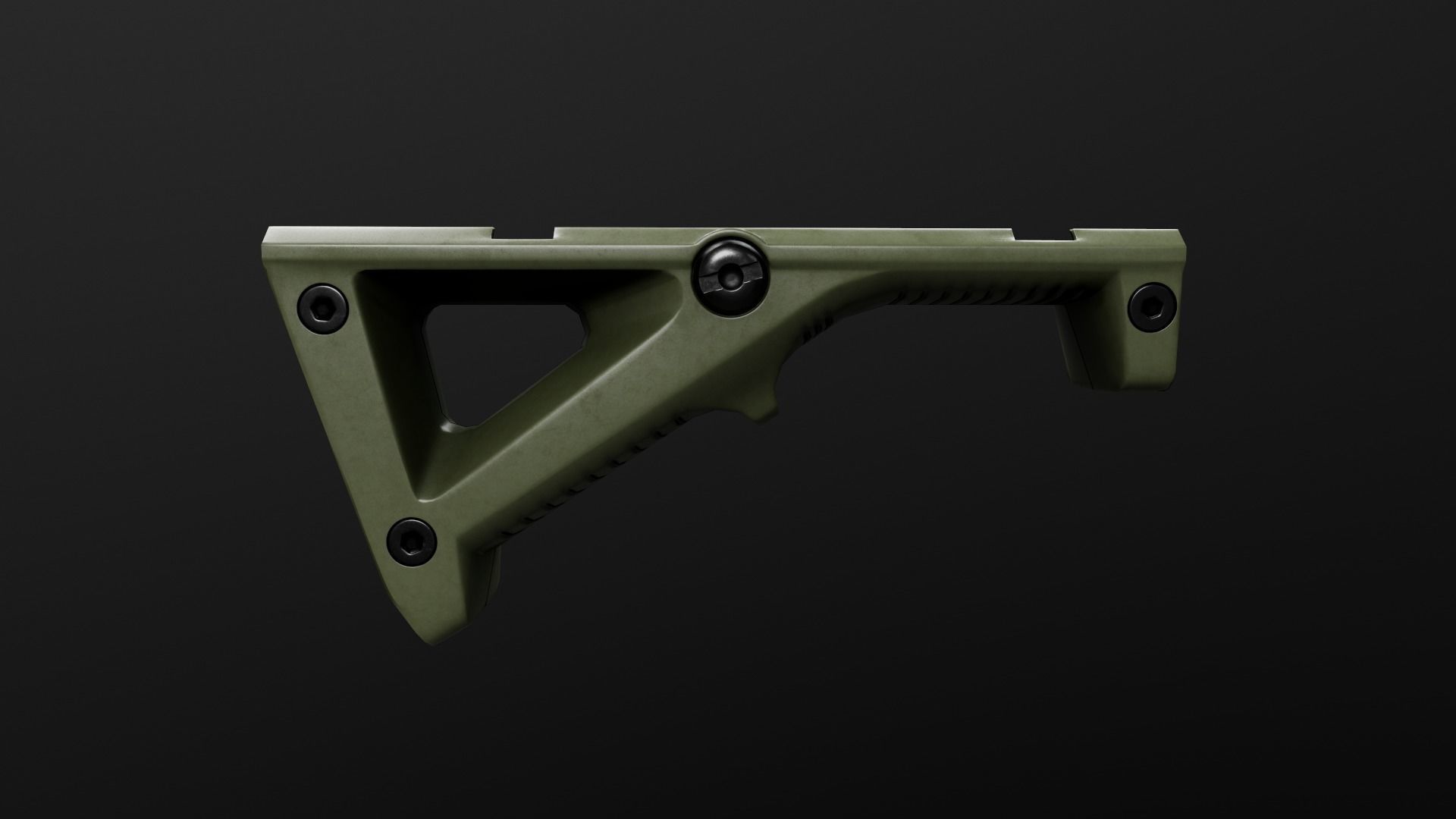 3D model Magpul AFG-2 Angled Fore Grip VR / AR / low-poly | CGTrader