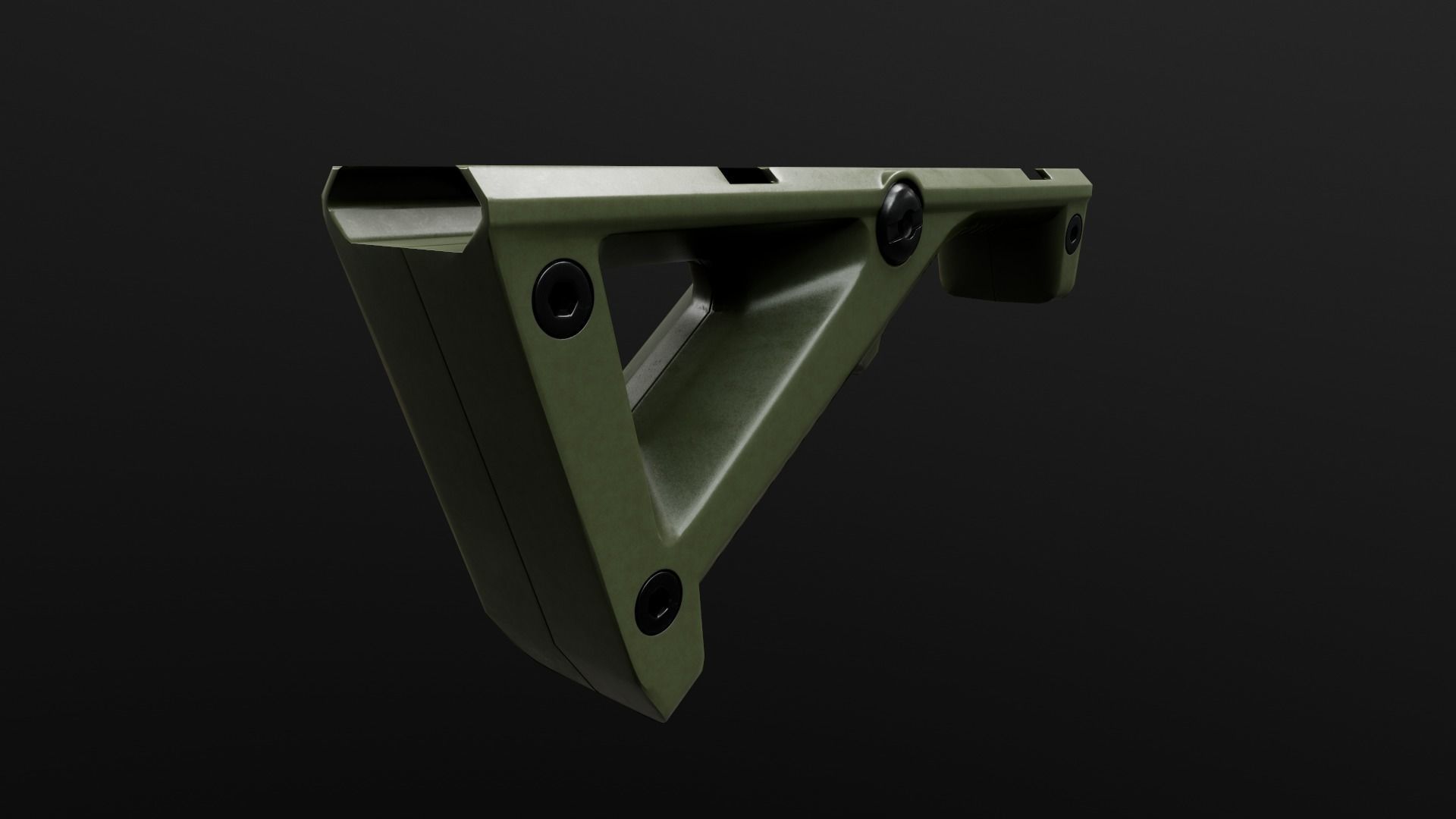 3D model Magpul AFG-2 Angled Fore Grip VR / AR / low-poly | CGTrader