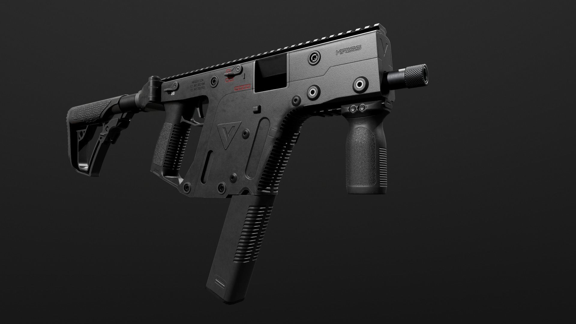 3D model Magpul RVG Rail Vertical Grip VR / AR / low-poly | CGTrader