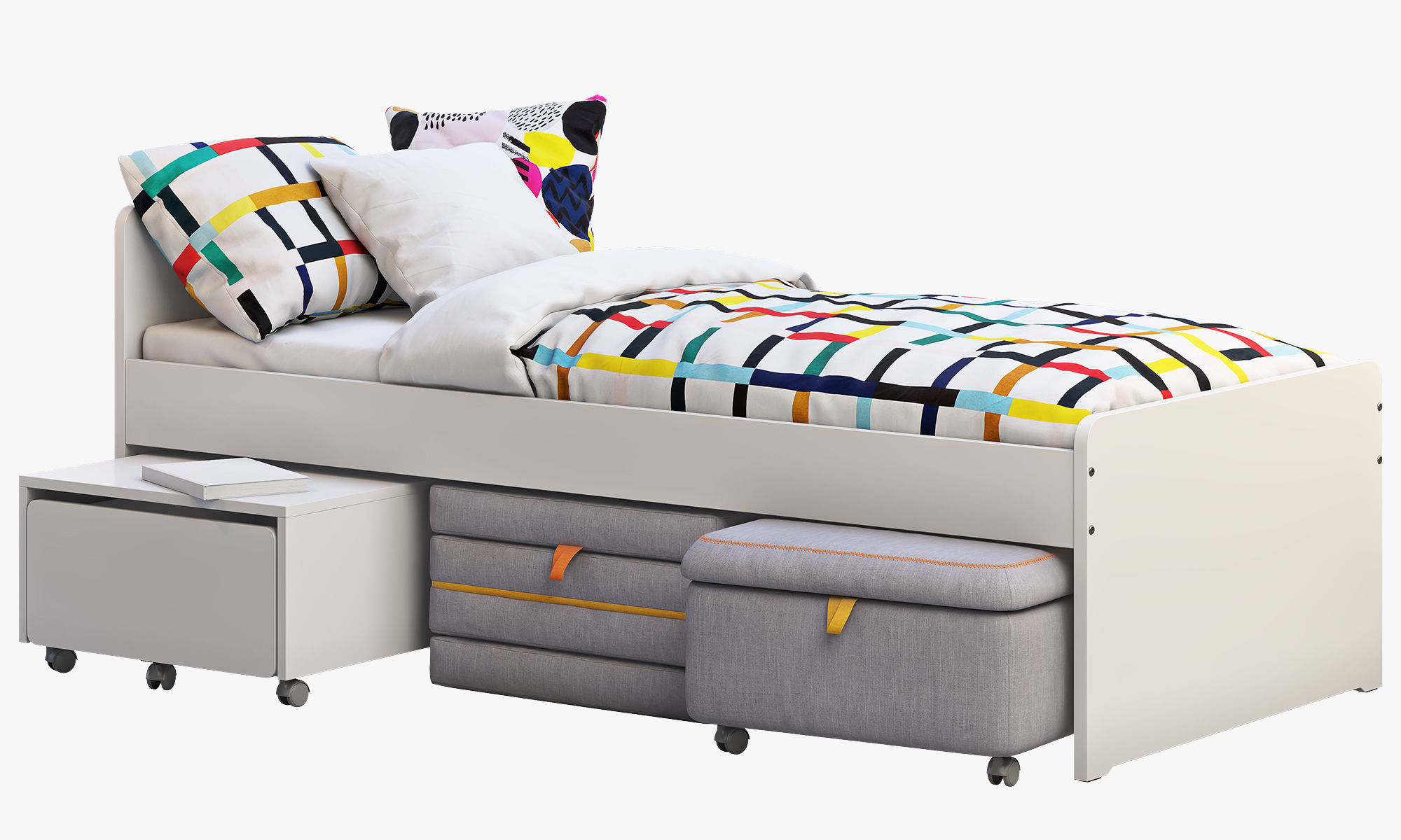 Slakt bed 2 options Ikea 3D model | CGTrader