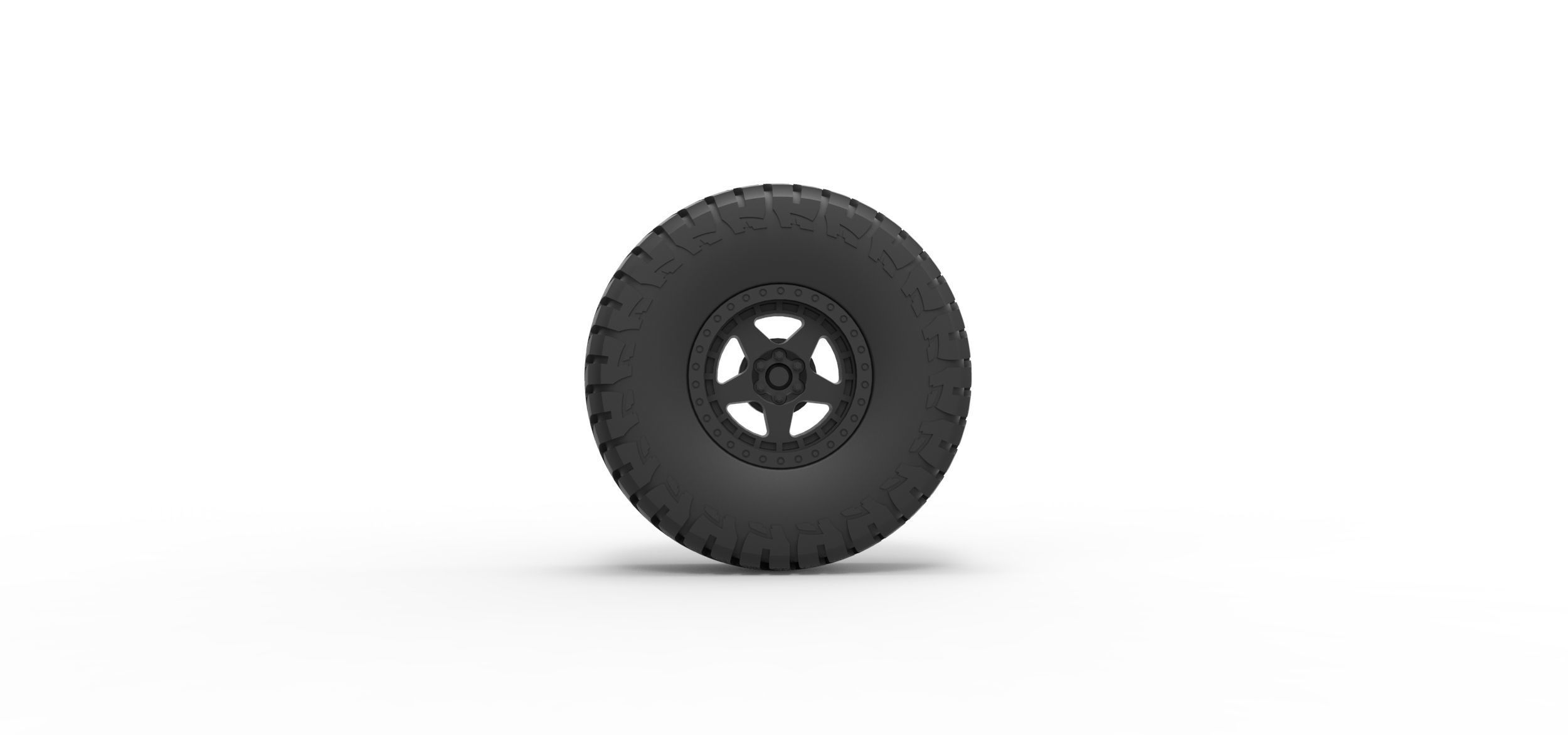 Diecast Wheel of Trophy truck 3D model 3D printable | CGTrader