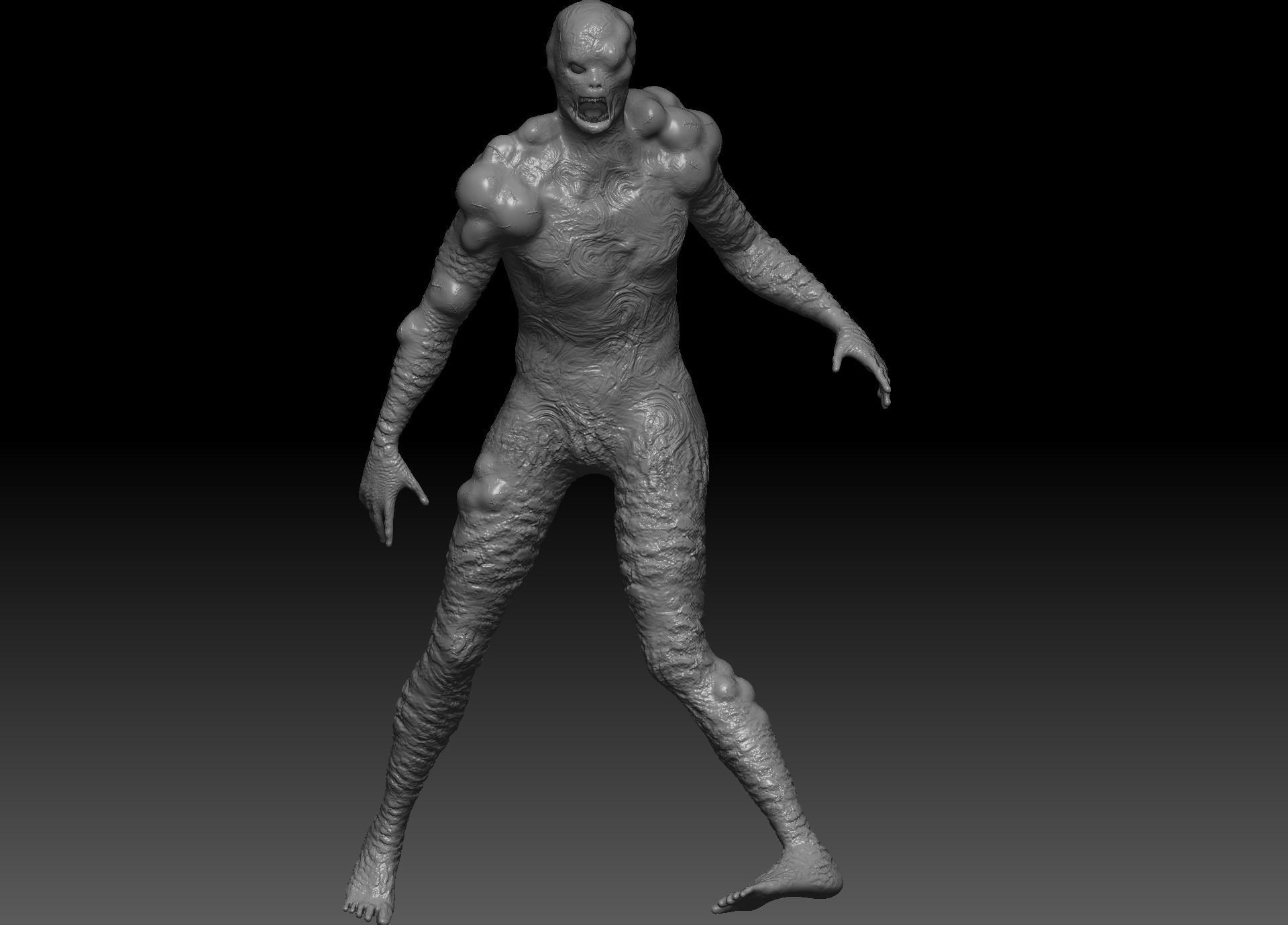 Zombie free 3D model 3D printable | CGTrader