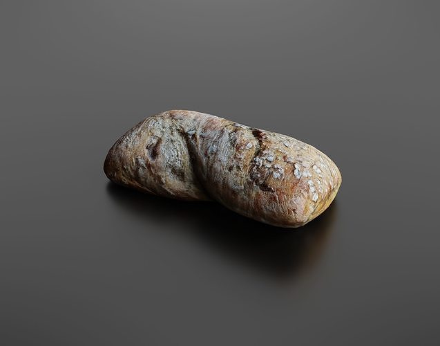 3D model Bread roll VR / AR / low-poly | CGTrader