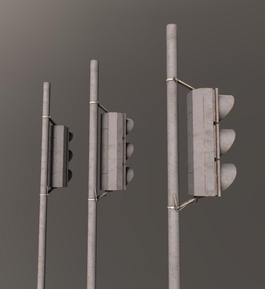 Traffic light free 3D model | CGTrader