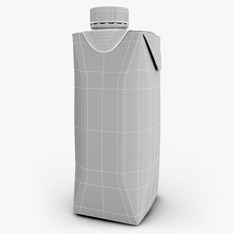 Juice Box 3D model | CGTrader