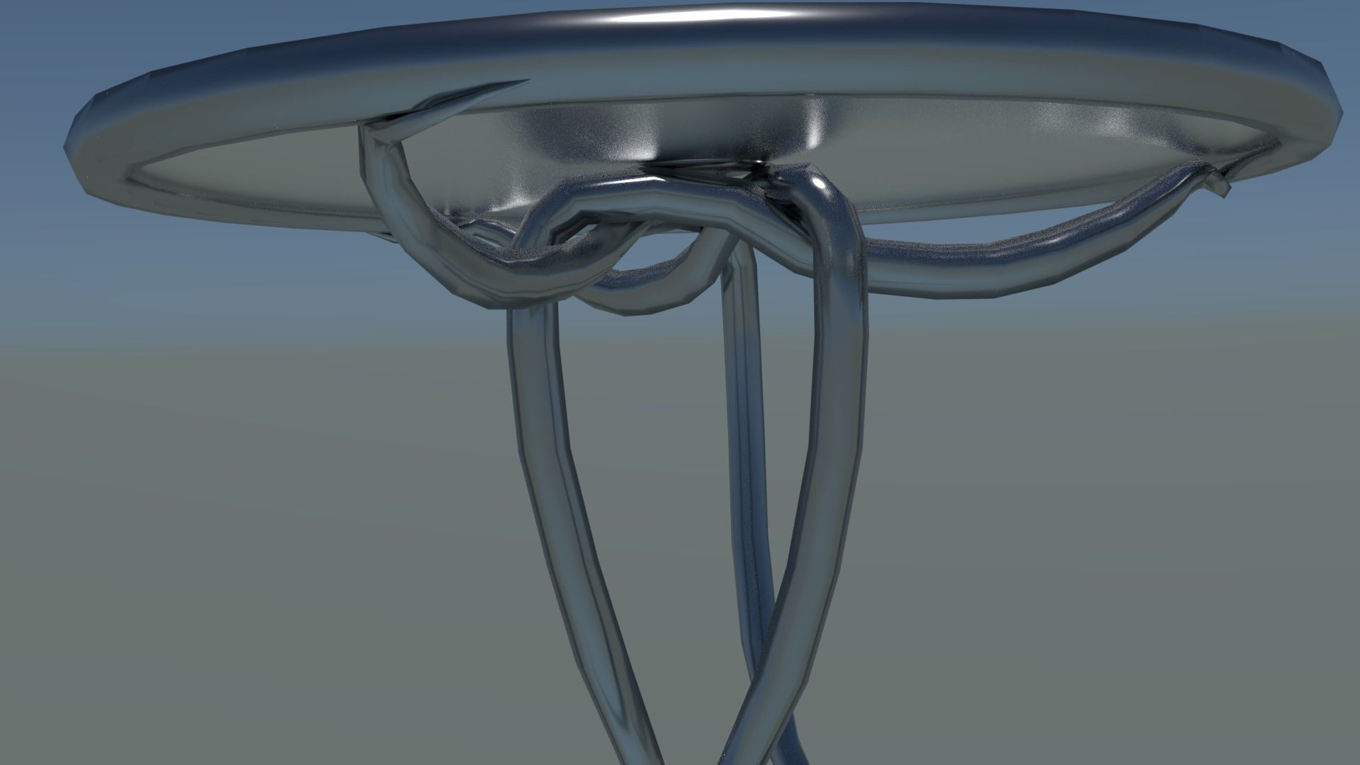 3D model 1ex0 Snake Table Low Poly version VR / AR / low-poly | CGTrader