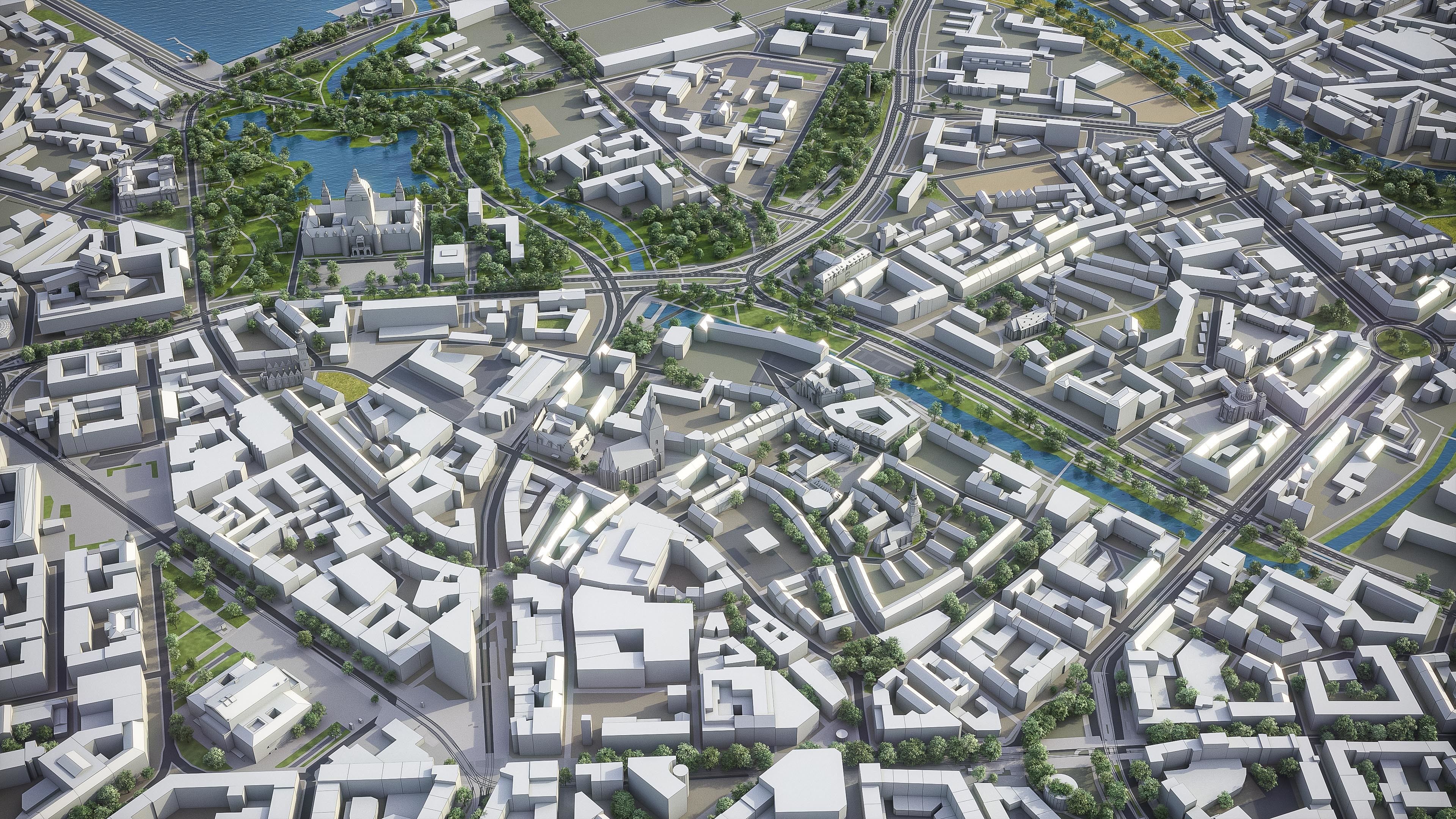 3D model Hanover VR / AR / low-poly | CGTrader