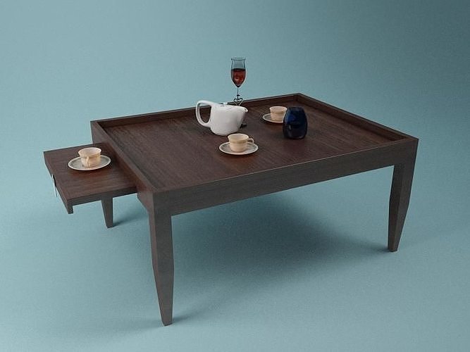 Journal Table free 3D model | CGTrader
