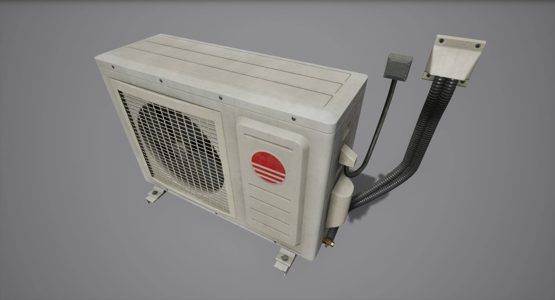 3D model Air conditioning condenser unit VR / AR / low-poly | CGTrader