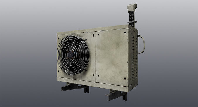 3D model Old air conditioning condenser unit VR / AR / low-poly | CGTrader