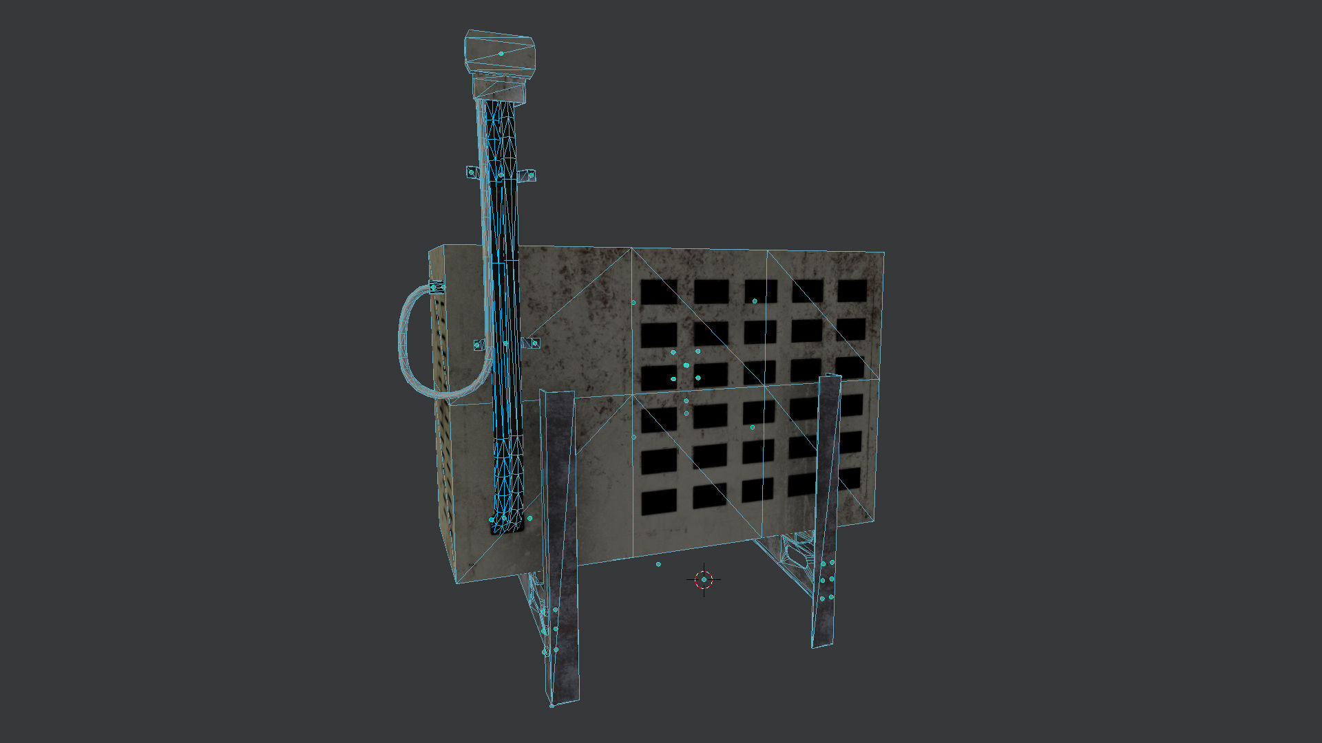 3D model Old air conditioning condenser unit VR / AR / low-poly | CGTrader