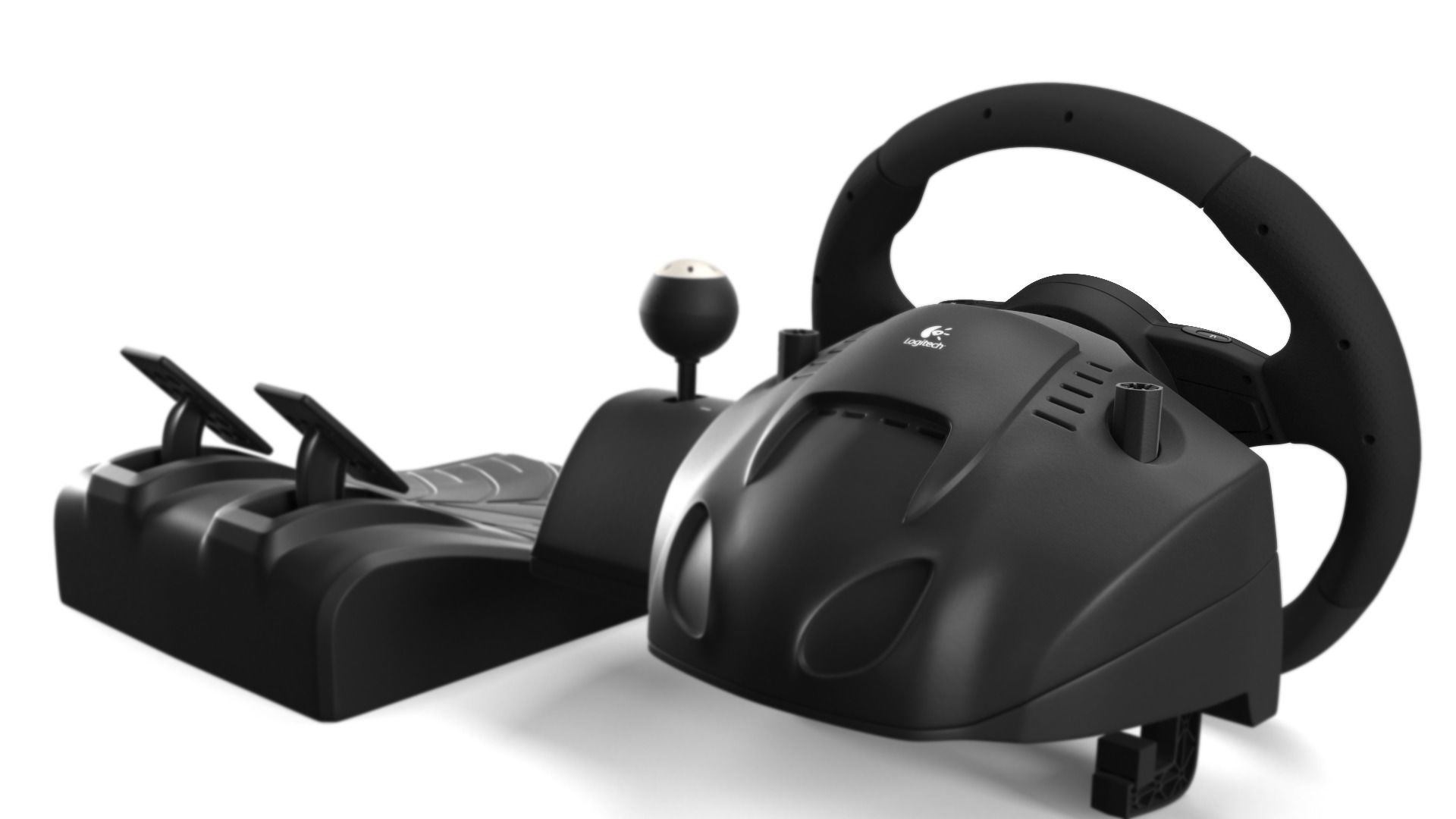 Logitech Gaming Wheel 3D model | CGTrader