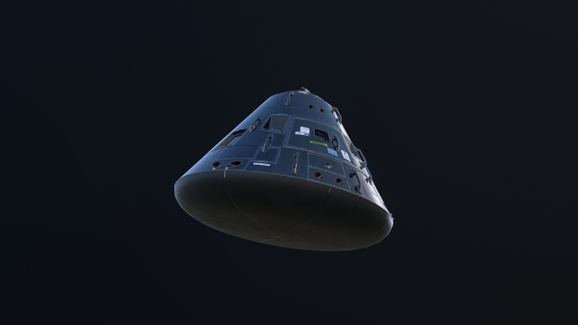 3D model Apollo command and service module VR / AR / low-poly | CGTrader