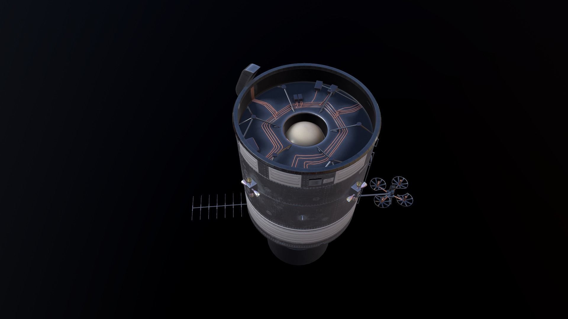 3D model Apollo command and service module VR / AR / low-poly | CGTrader