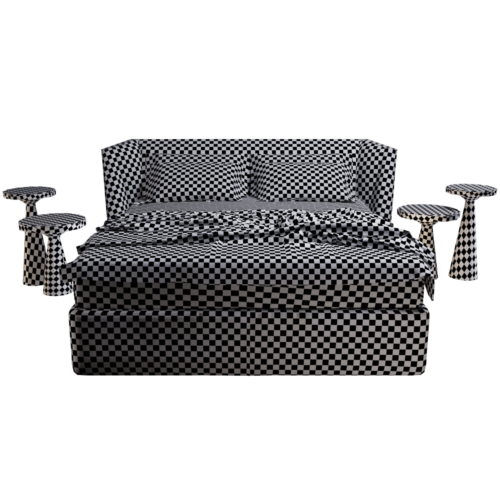 Gallotti Radice Xeni Bed 3D model | CGTrader