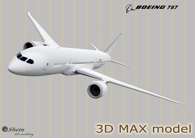 BOEING-787 3D model | CGTrader