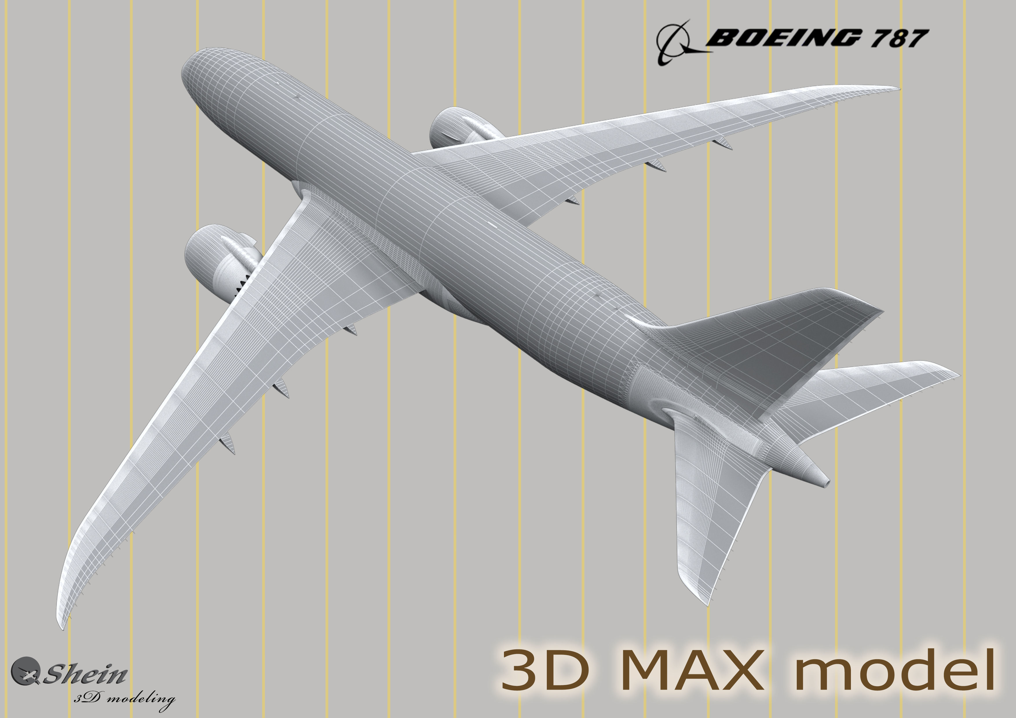 BOEING-787 boeing max 3D model | CGTrader