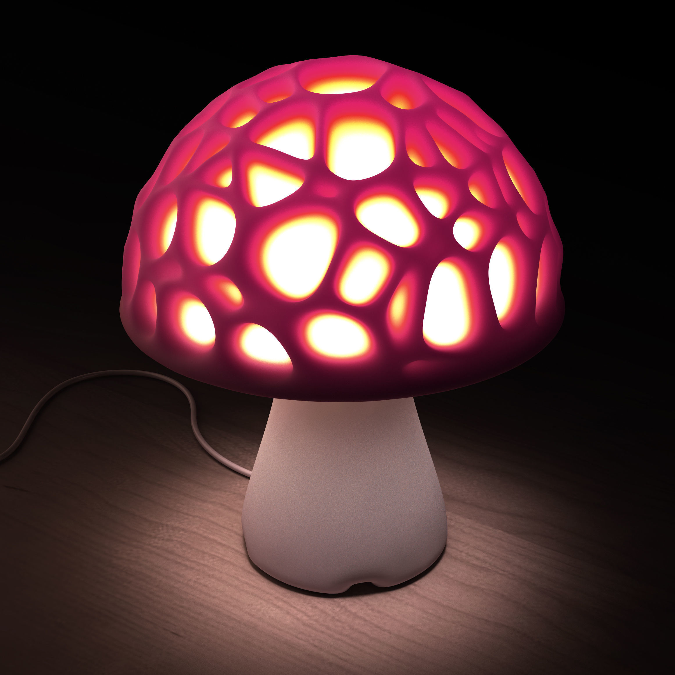 Generative design Magic Mushroom 3D model 3D printable | CGTrader