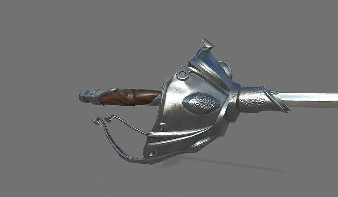 3D model Epee 1 sword VR / AR / low-poly | CGTrader
