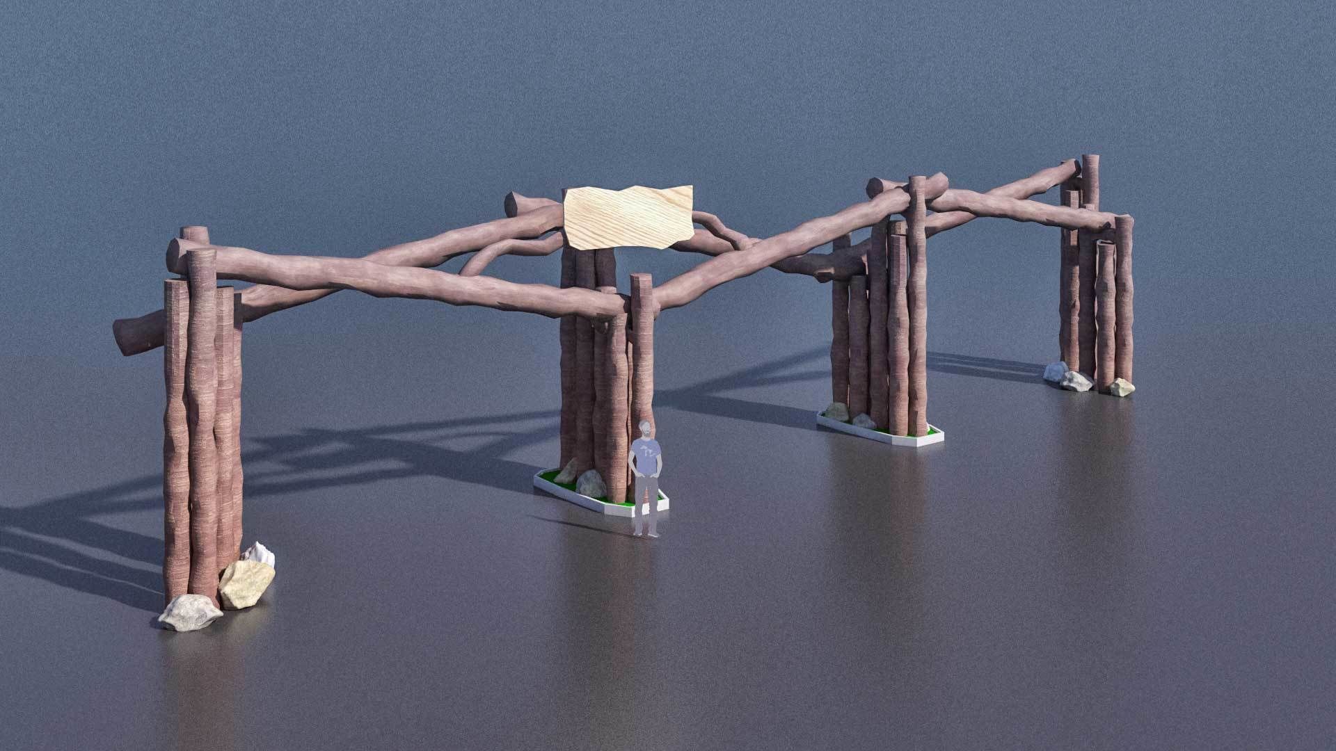 3D model Pack of different type of Gate 3d Models VR / AR / low-poly ...