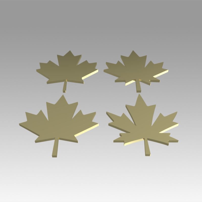 Maple tree leaf 3D model | CGTrader