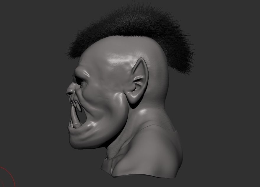 Orc head free 3D model | CGTrader