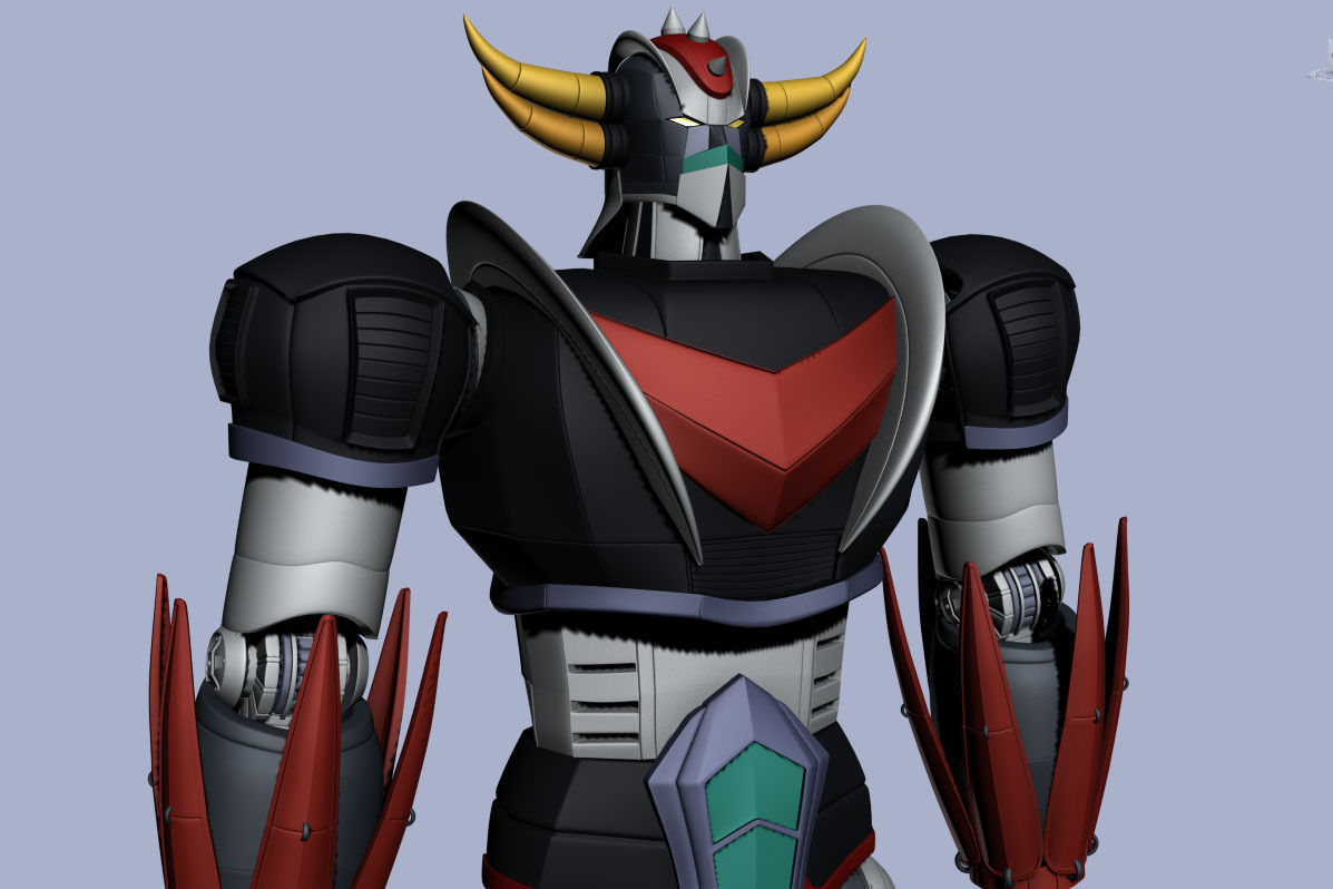 Grendizer 3D model sci-fi gun 3D model rigged | CGTrader