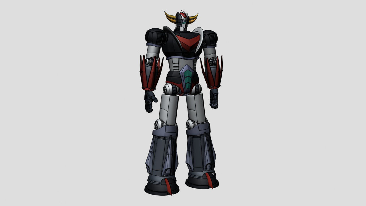 Grendizer 3D model 3D model rigged | CGTrader